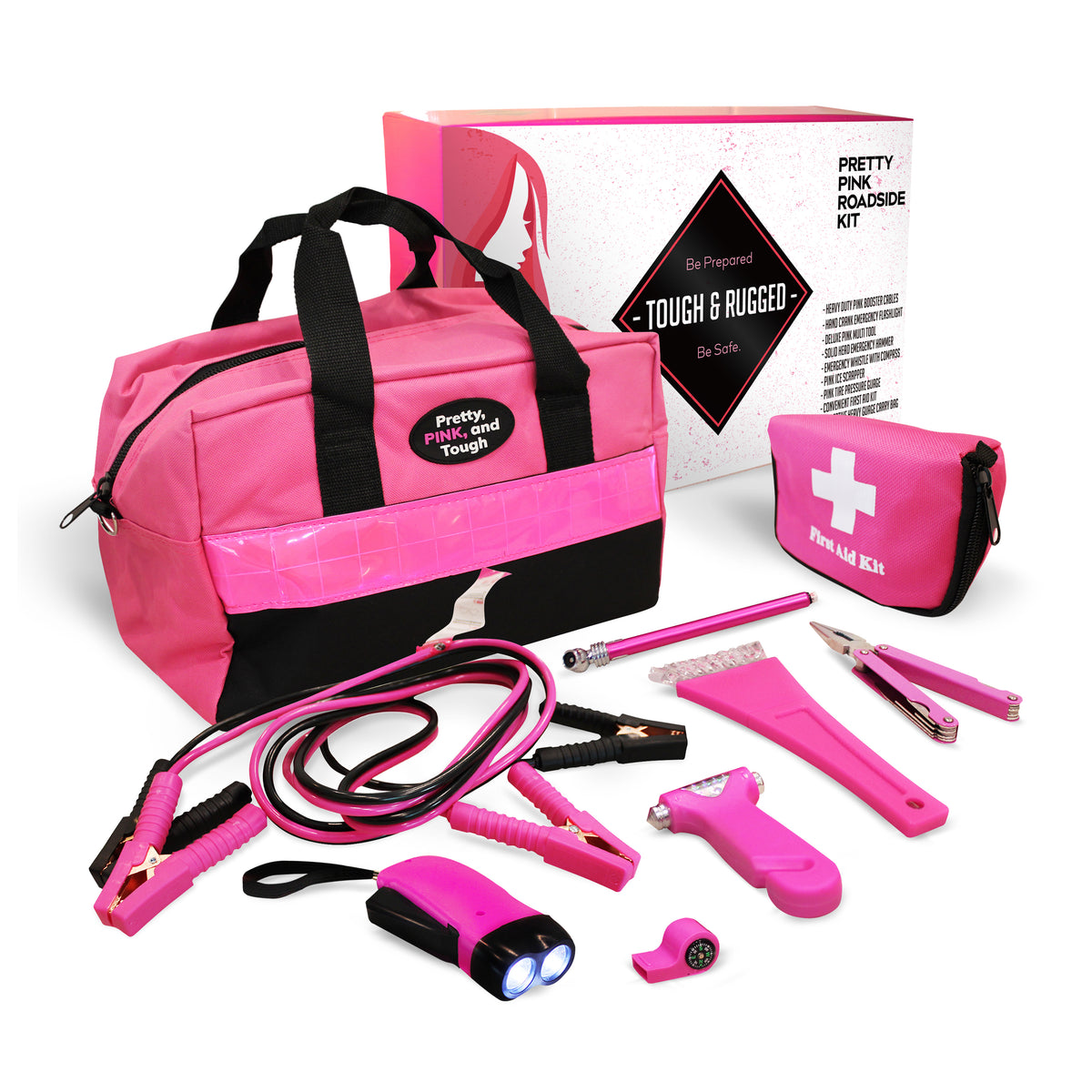 Pretty Pink and Tough Pink Roadside Kit – DIYJr