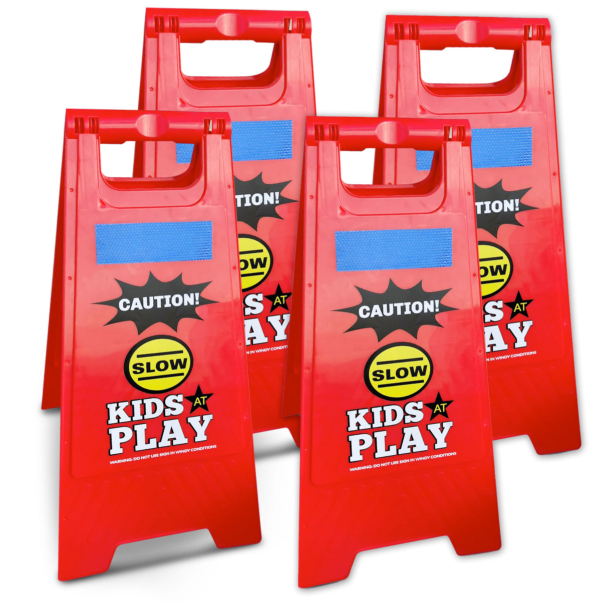 Caution Kids at Play Street Signs - Four Pack – DIYJr
