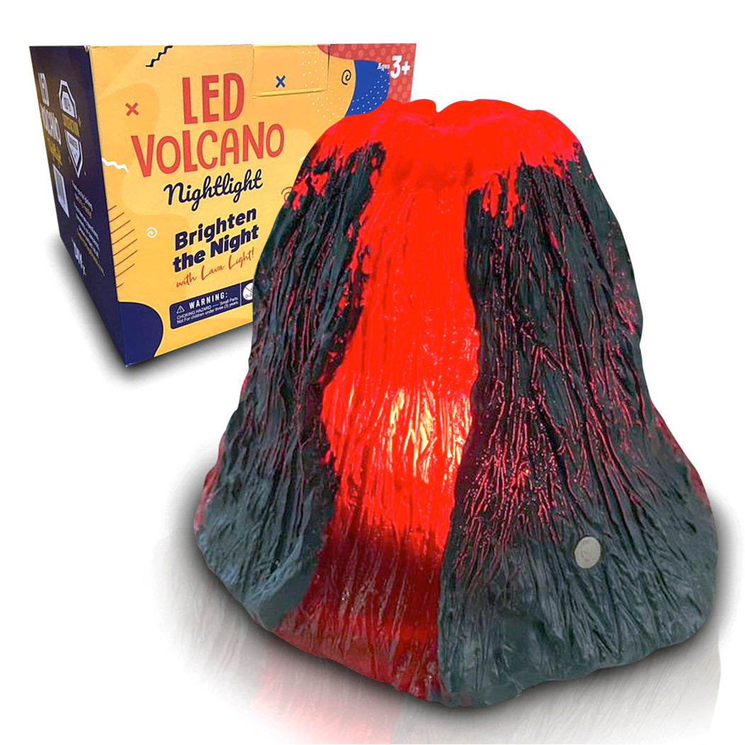 LED Volcano Night Light – DIYJr